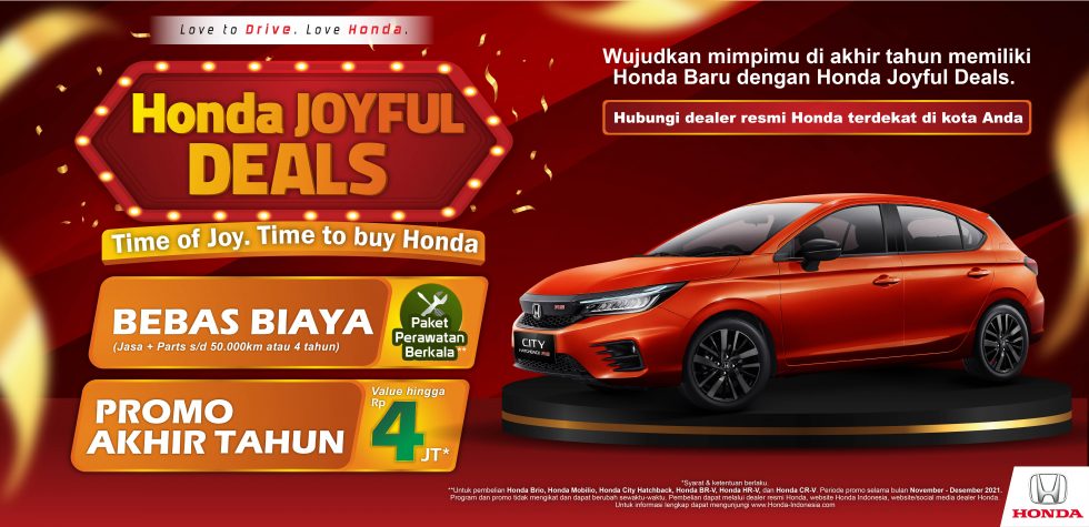 Promo Honda Akhir Tahun Joyful Deals - Honda Bintang Tabanan
