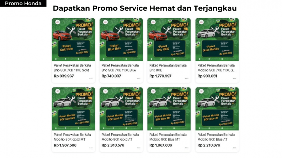 Service Mobil Honda Hemat dan Banyak Promonya - Honda Bintang Tabanan