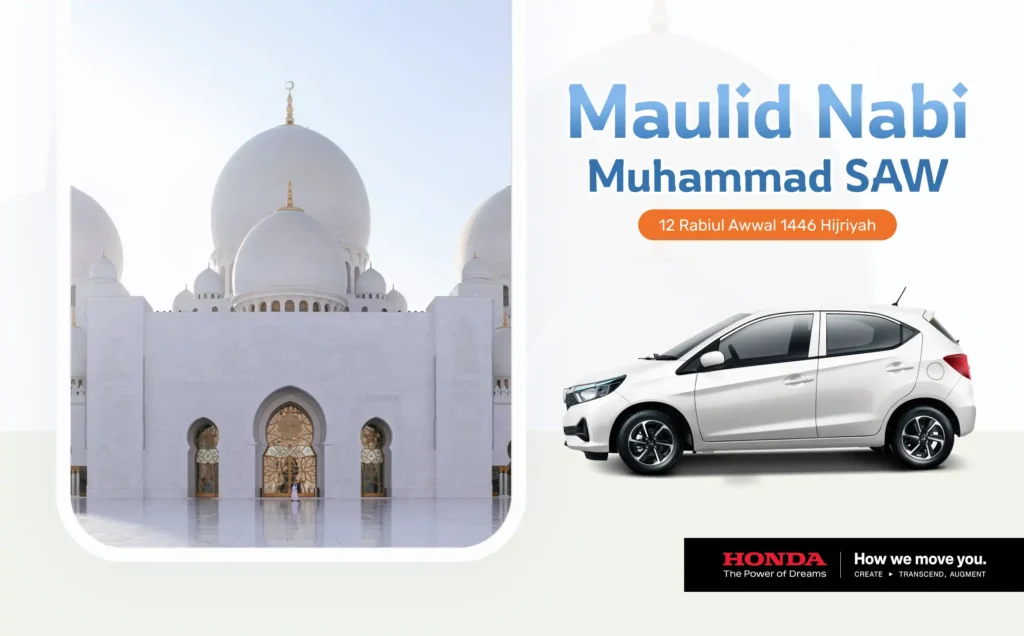 Selamat Memperingati Maulid Nabi Muhammad SAW - Honda Bintang Tabanan